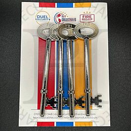 Fire Brigade Products FB1 Fire Brigade Genuine Mortice or Rim Key 102mm ...