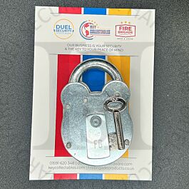 Fire Brigade Products FB1P 2" Old English Padlock Silver With One Key ...