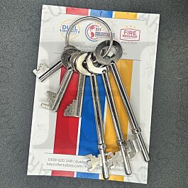 Fire Brigade Products SET6 Genuine Set of 6 Fire Brigade Keys ...